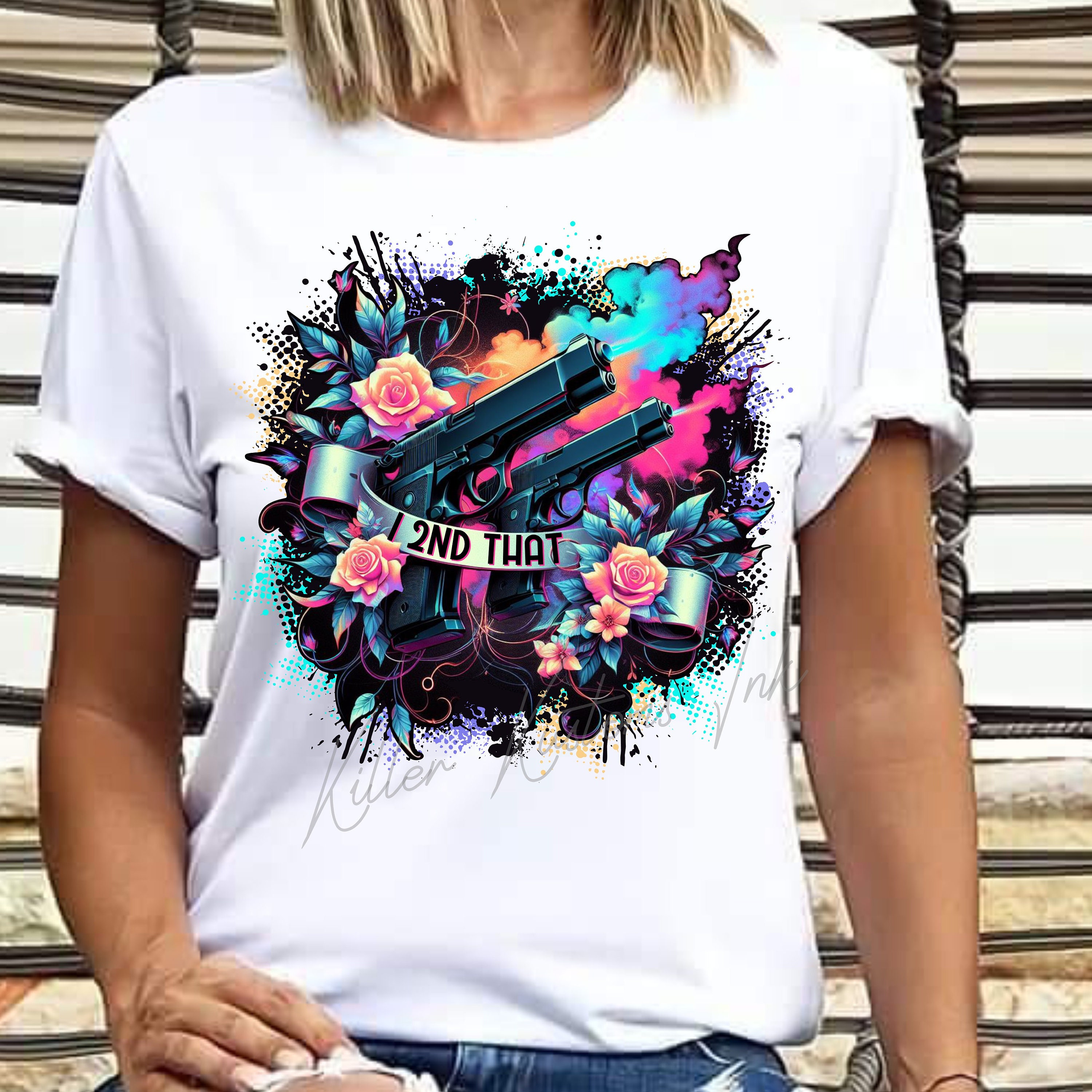 I 2nd That Digital Design, Girls With Guns, the Second Amendment, Neon ...