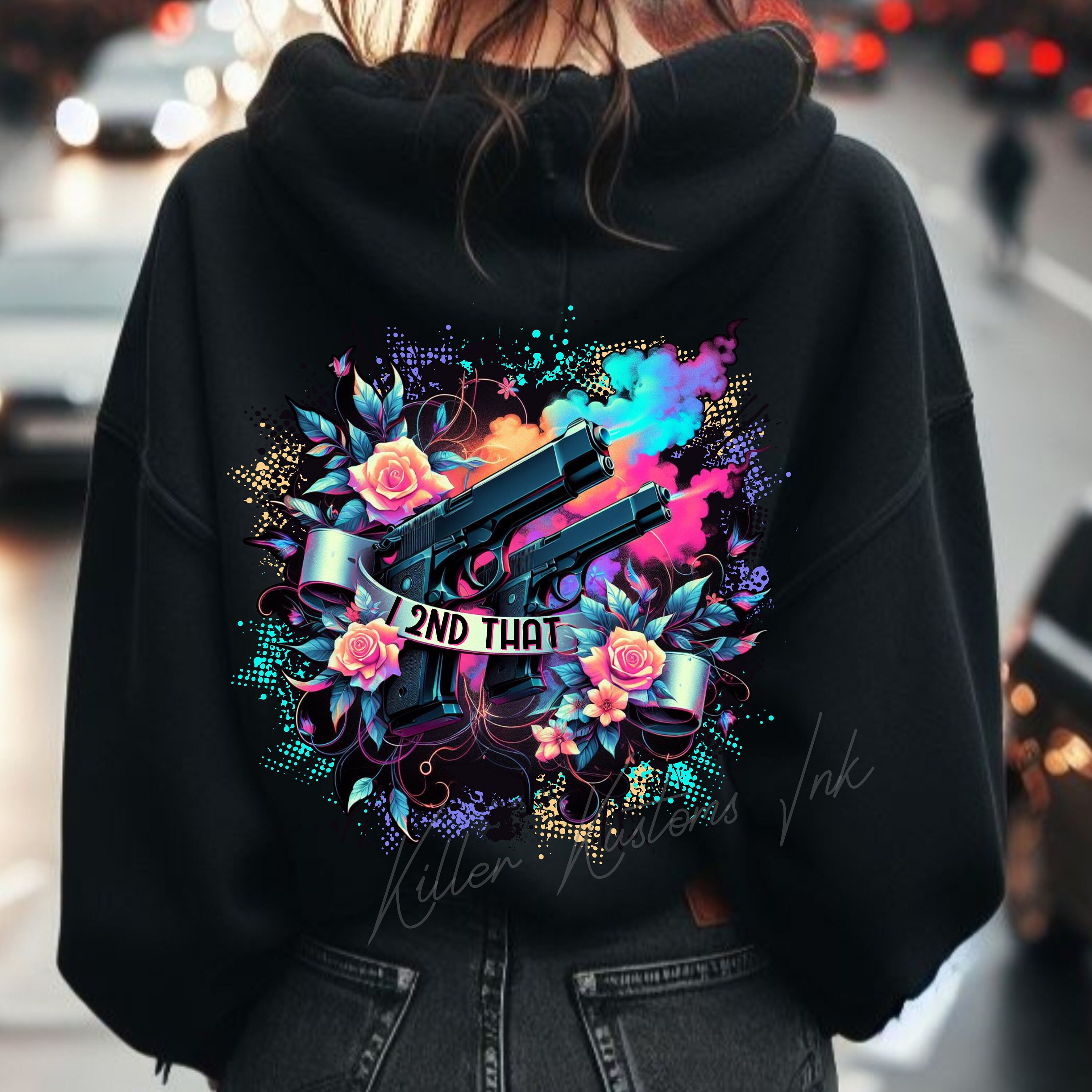 I 2nd That Digital Design, Girls With Guns, the Second Amendment, Neon ...