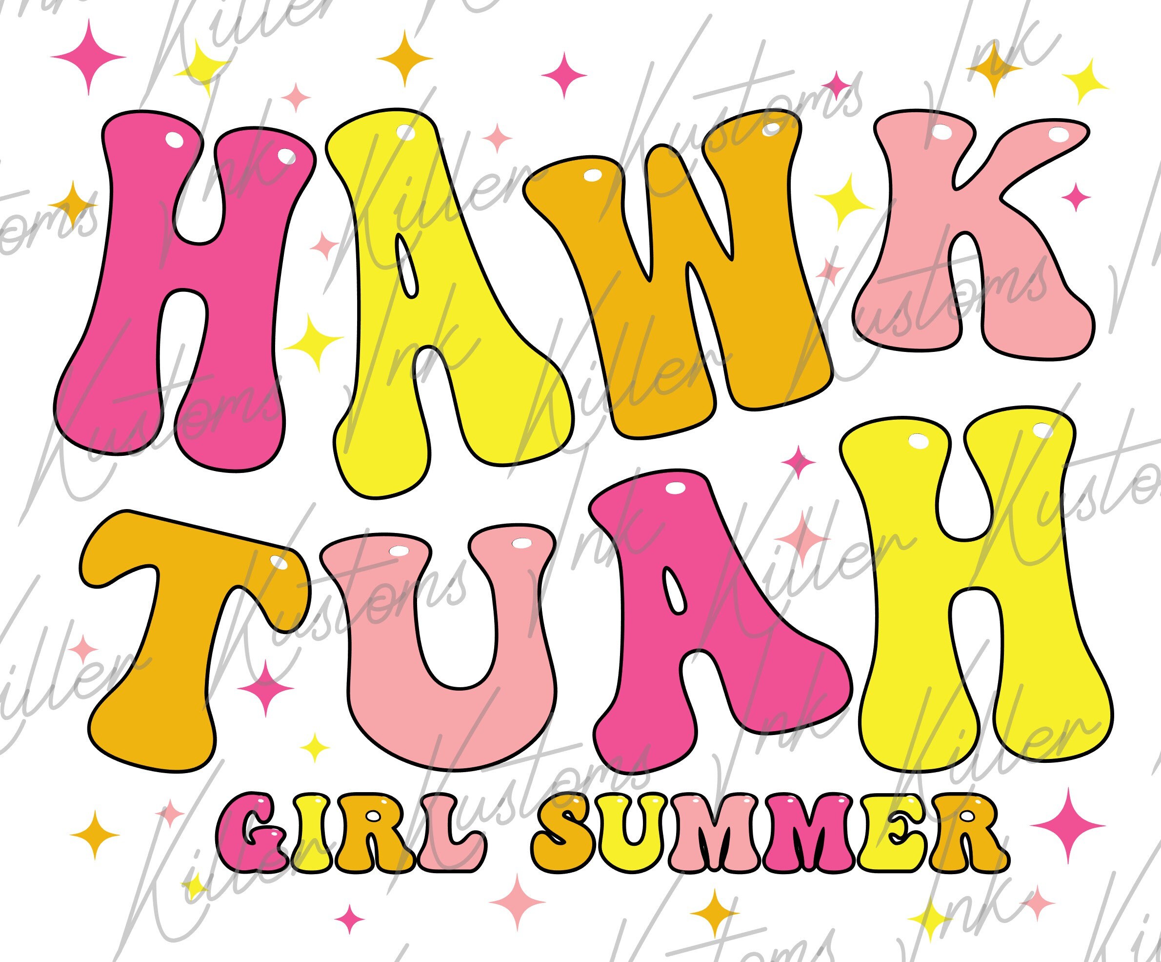 Hawk Tuah Girl Summer Sublimation PNG, Tiktok Viral Digital Download ...