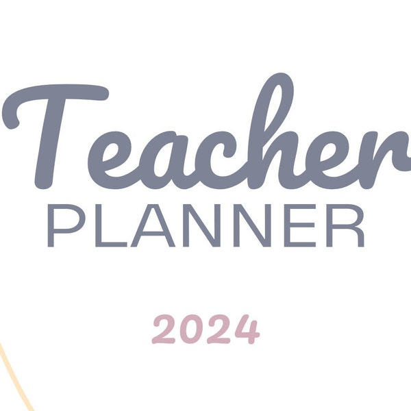 Printable Teacher Planner Uk - Etsy