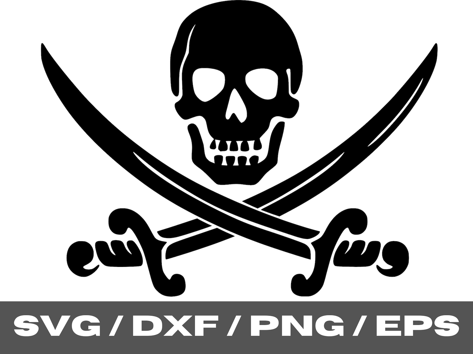 Pirate SVG, Skull, Swords, Svg, Eps, Dxf, Png, Cricut, Glowforge ...