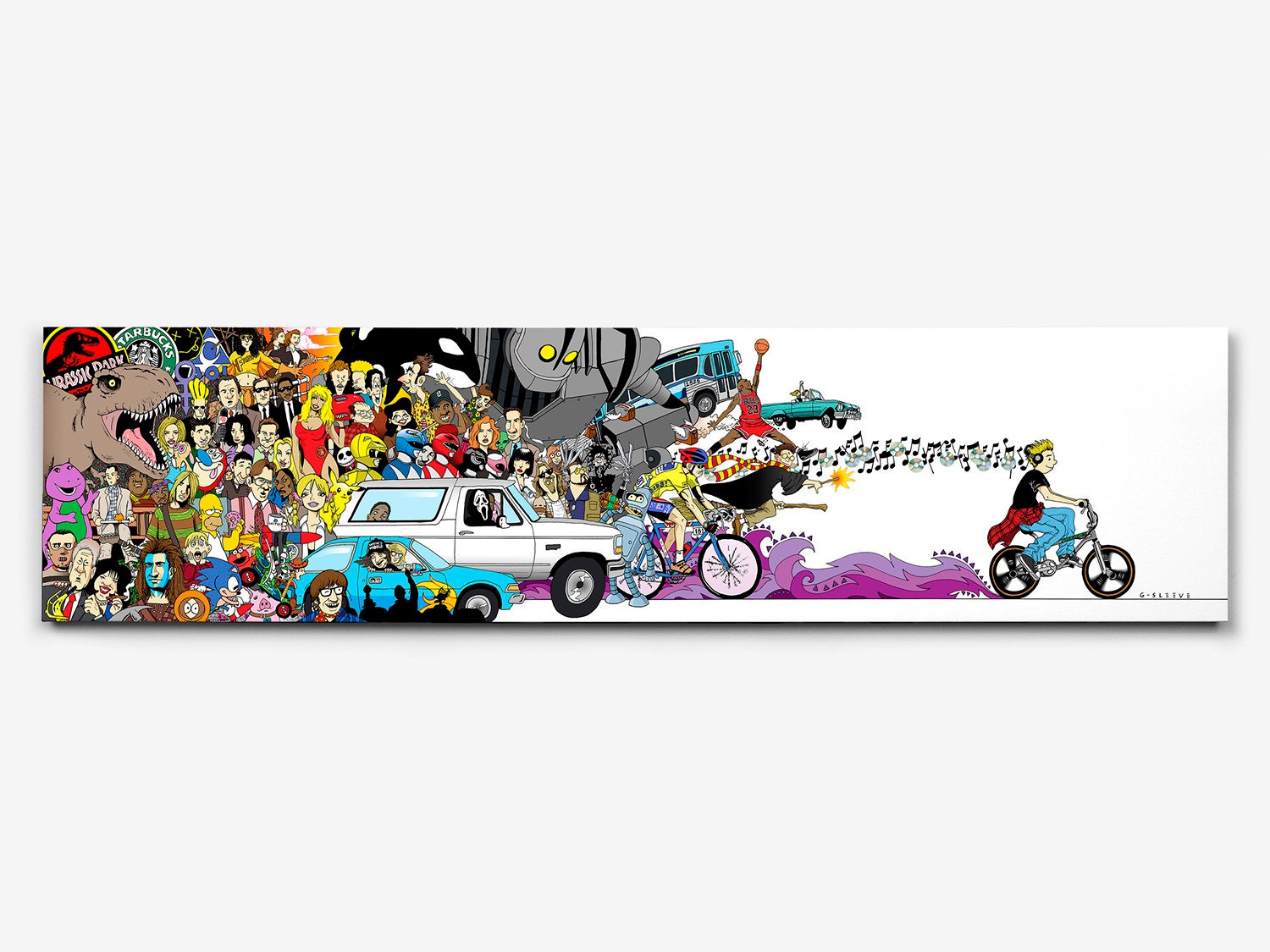 American Pop Culture Collage