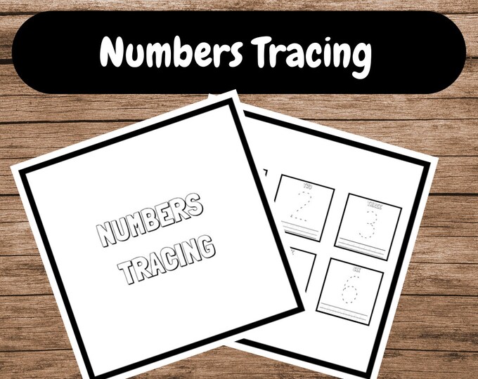 Numbers Tracing Tracing Numbers Tracing Activity Pre-writing Writing ...