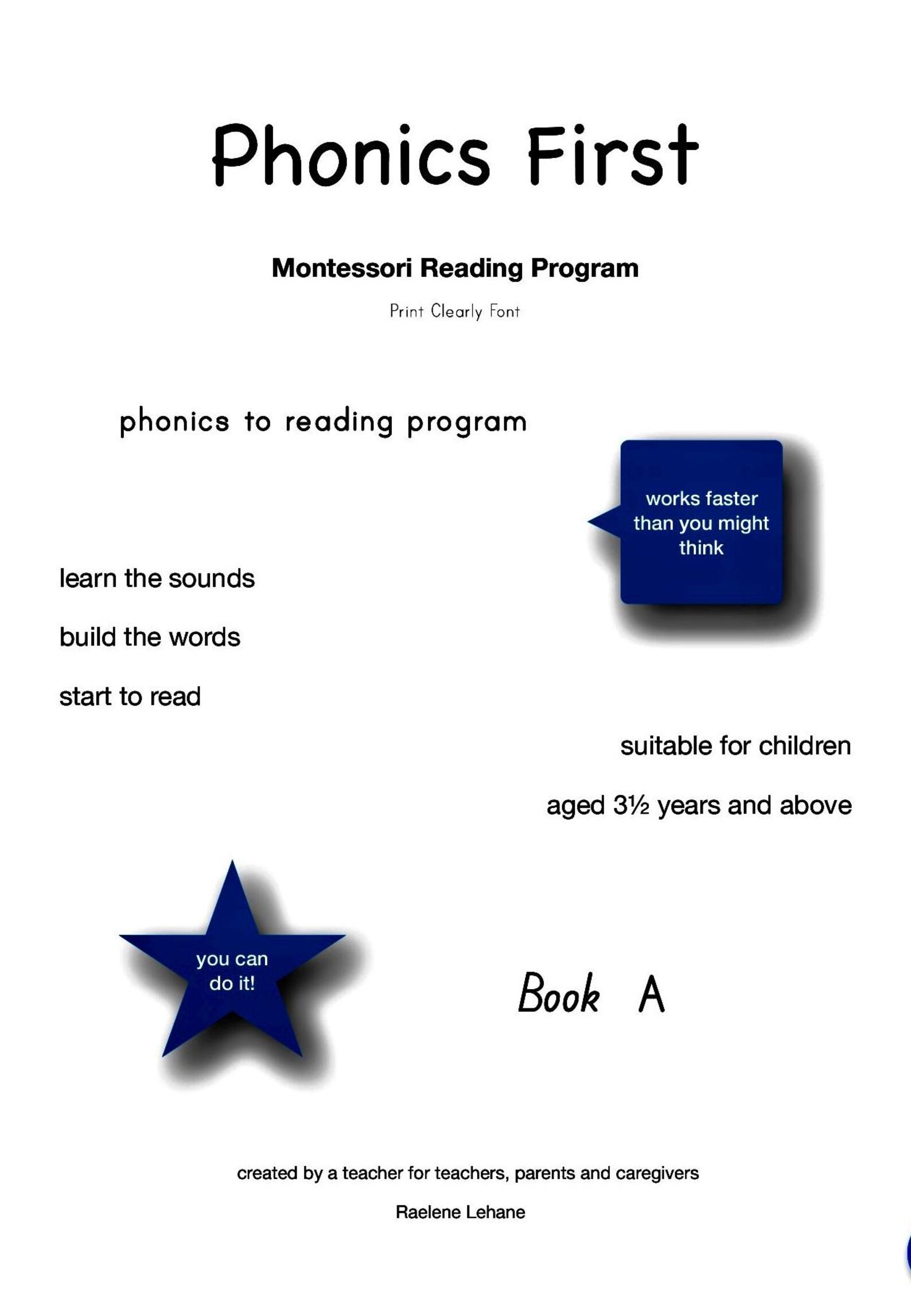 Montessori Reading Program - Teach Children to Read With Phonics First ...