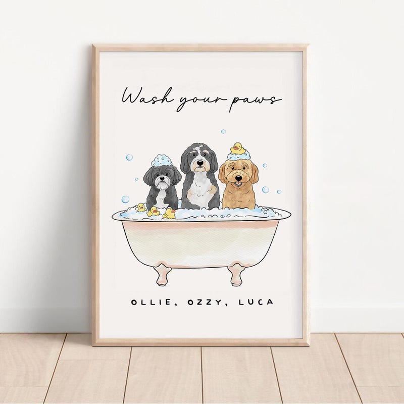 Dog Bathroom Sign - Etsy
