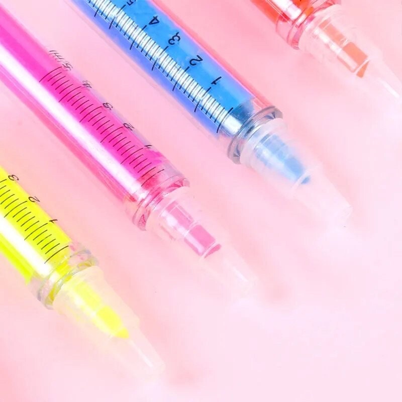 Dual Head Syringe Highlighter Marker Gel Pens - Etsy