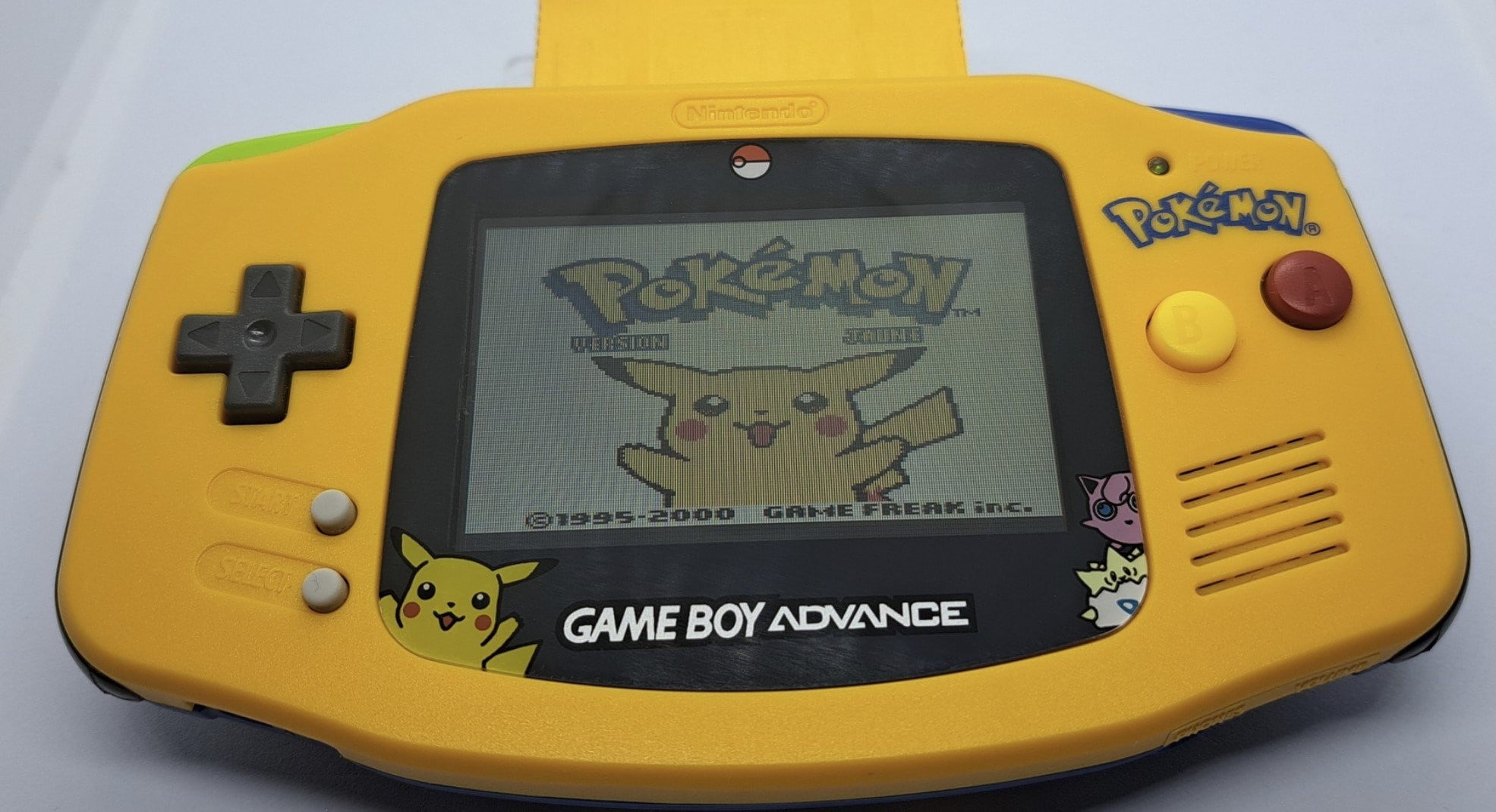 Nintendo Game Boy Advance Console Pokémon Pikachu Version - Etsy