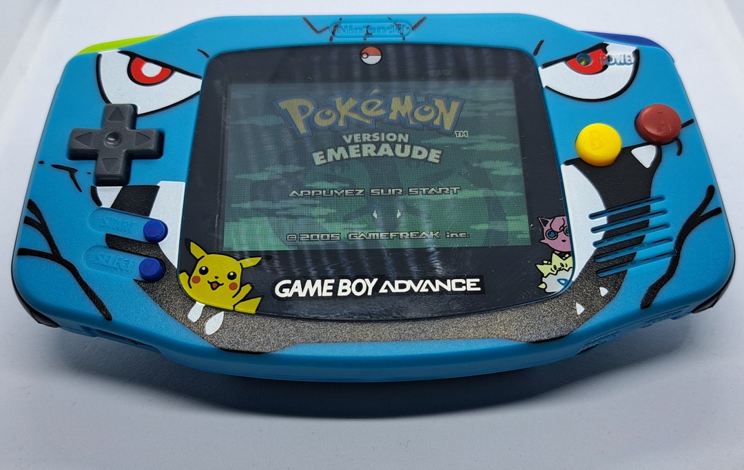 Nintendo Game Boy Advance Console Featuring Pokémon Bulbasaur - Etsy