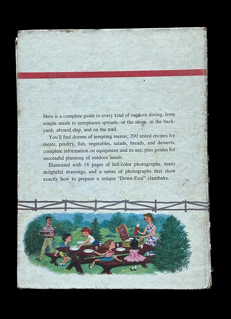 1961 General Mills Betty Crockers Outdoor Cookbook Vintage Book - Etsy