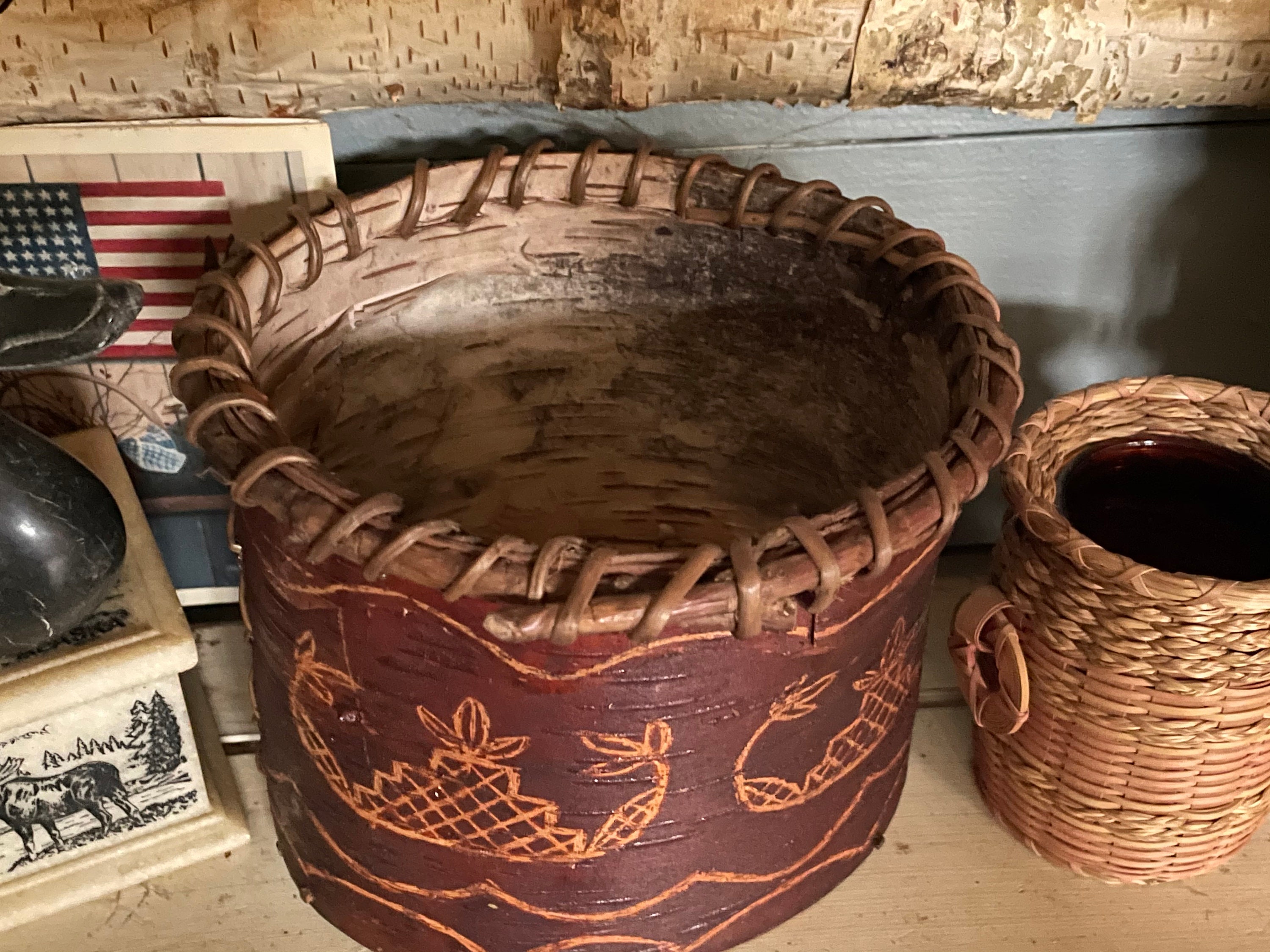 Early Maine Abanaki Native American Passamaquoddy Indian Birch - Etsy