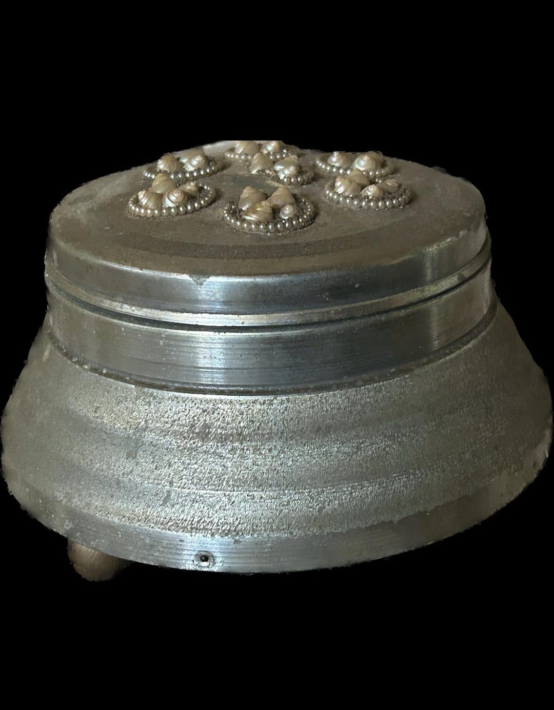 Antique Working 1920s Aluminum Music Powder Box - Etsy