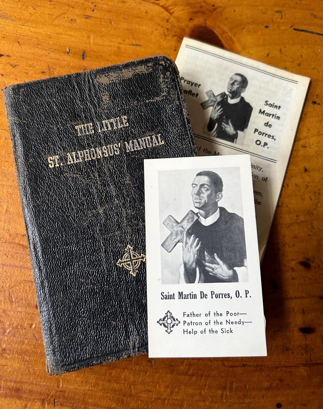 Rare 1953 the Little St Alphonsus Manual Catholic Book With Relic Card ...
