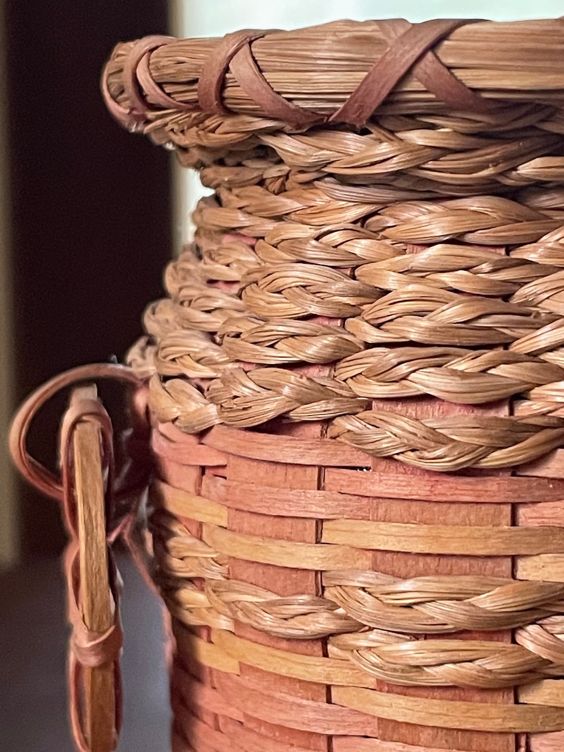 Antique Northeast Wabanaki Passamaquoddy Native American Indian Basket ...