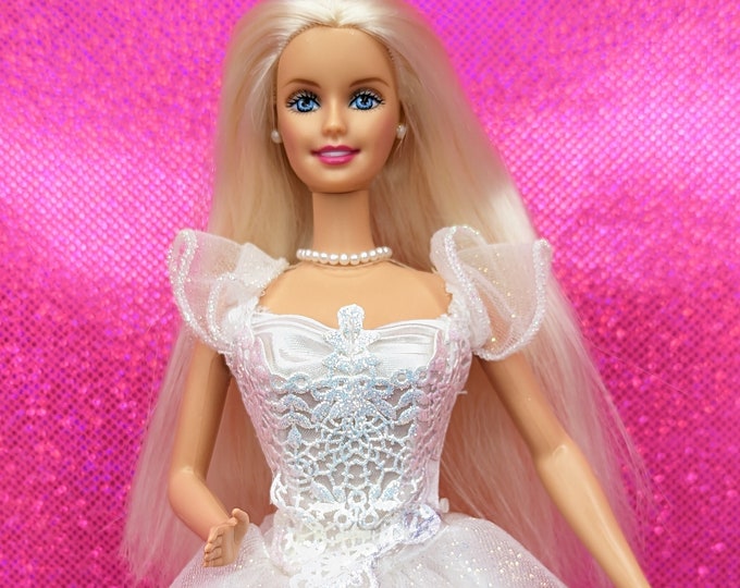 Princess Bride Barbie Doll 2000 Mattel #28251 Works - Blonde Fairytale ...