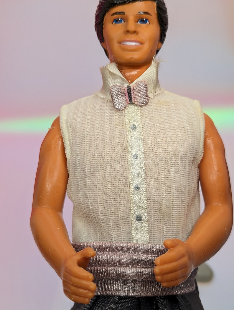 Perfume Giving Ken Doll 1987 Mattel 4554 Silver Tux Brown - Etsy