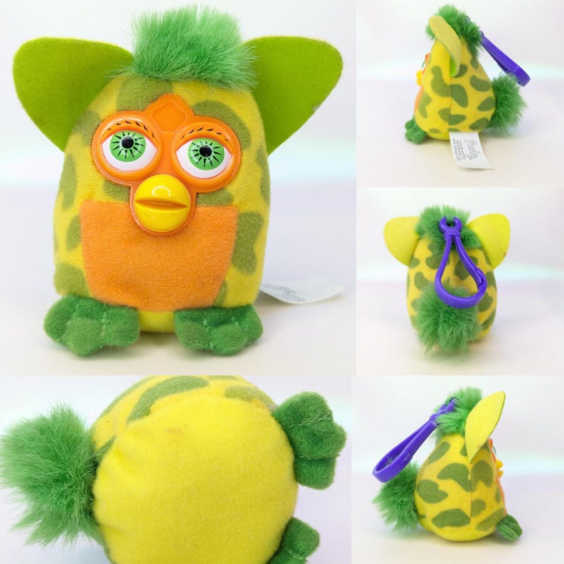 You Choose: Furby Keychains Mcdonald’s Soft Toy Plush Doll Clip-on Key ...
