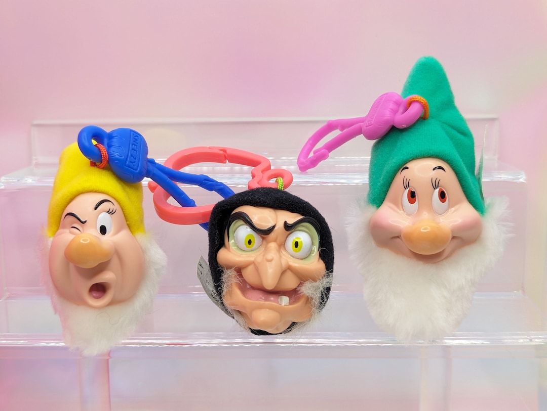 You Choose Snow White Keychains Mcdonald’s Soft Toy Plush Doll Clip-on ...