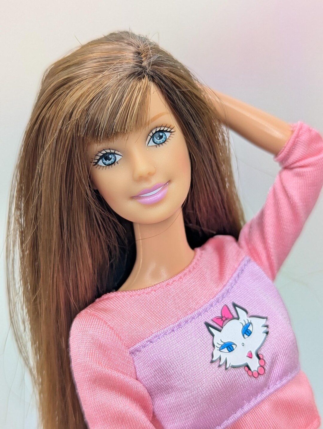 Barbie Kitty Fun Doll 2000 Mattel 28866 Brunette Barbie Only Original ...