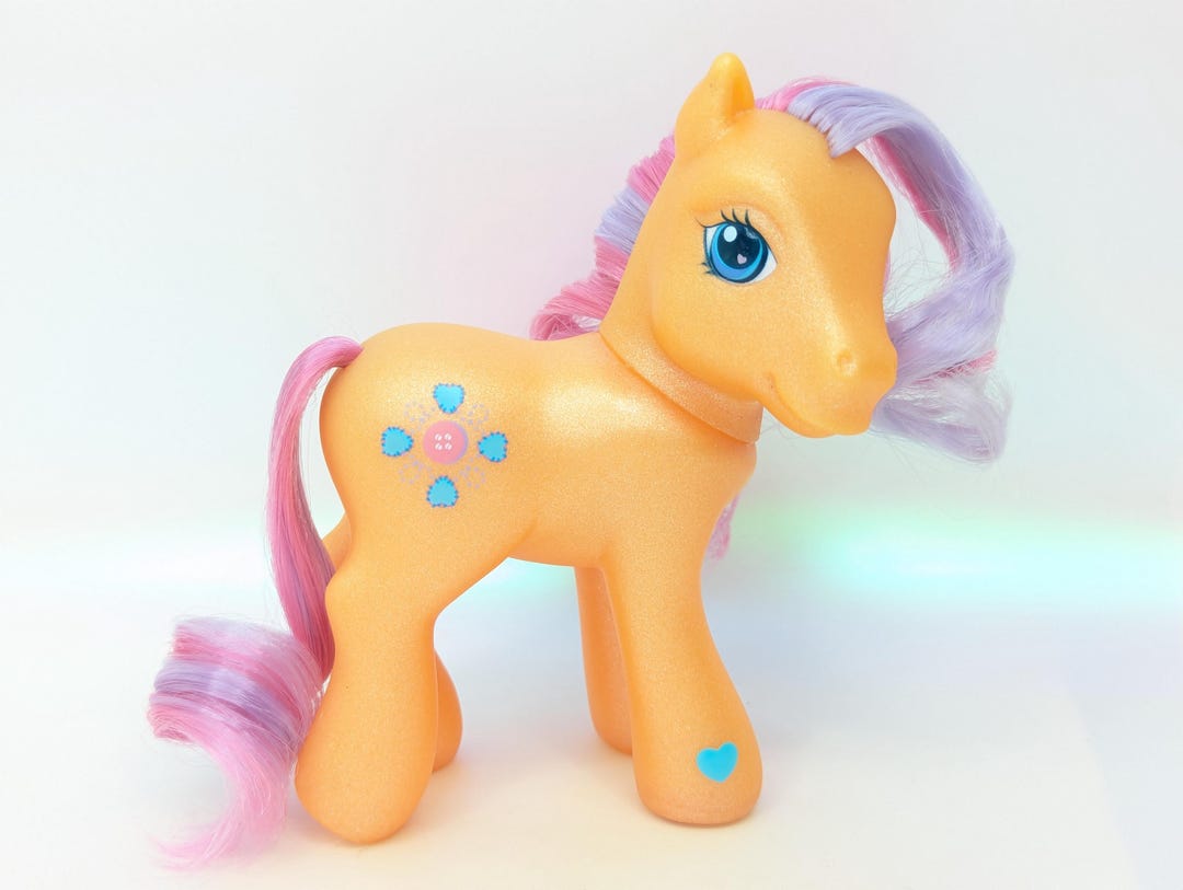 Vintage My Little Pony Sew and so 2003 Hasbro G3 MLP Earth Pony Orange ...