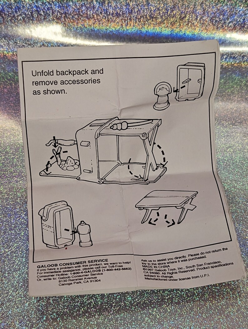 The Backpack Club Sandy Doll Beach Party 1997 Galoob 5 Poseable Doll ...