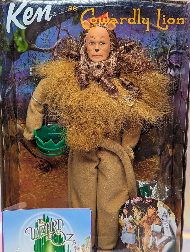 Wizard of Oz Ken as the Cowardly Lion Barbie Doll 1999 Mattel - Etsy