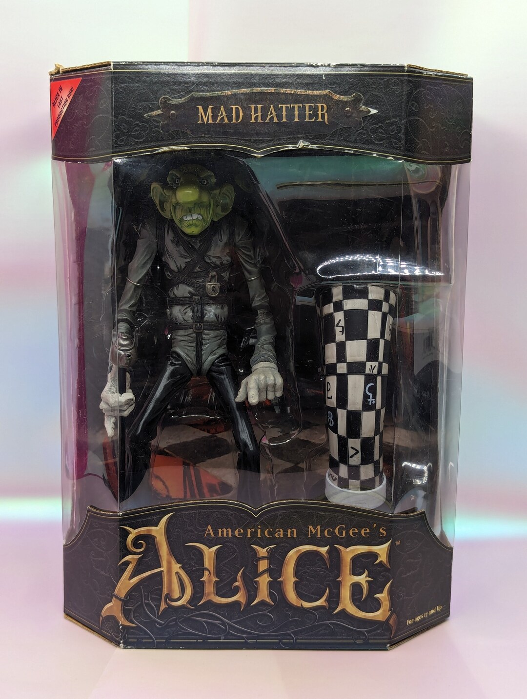 American Mcgee's Alice Mad Hatter Figure Gray Jacket Variant NIB EA ...
