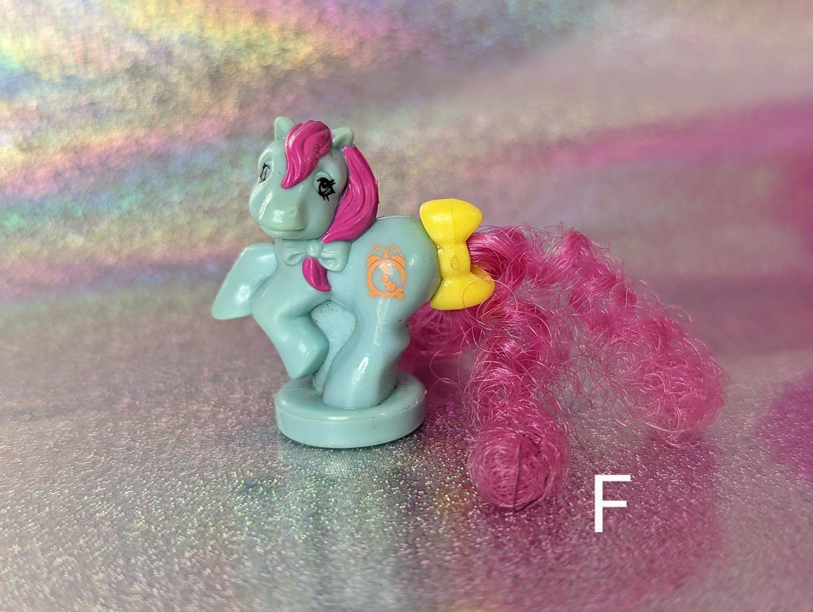 You Pick- My Little Pony Ponytail Petite Ponies Hasbro Vintage 1989-91 ...
