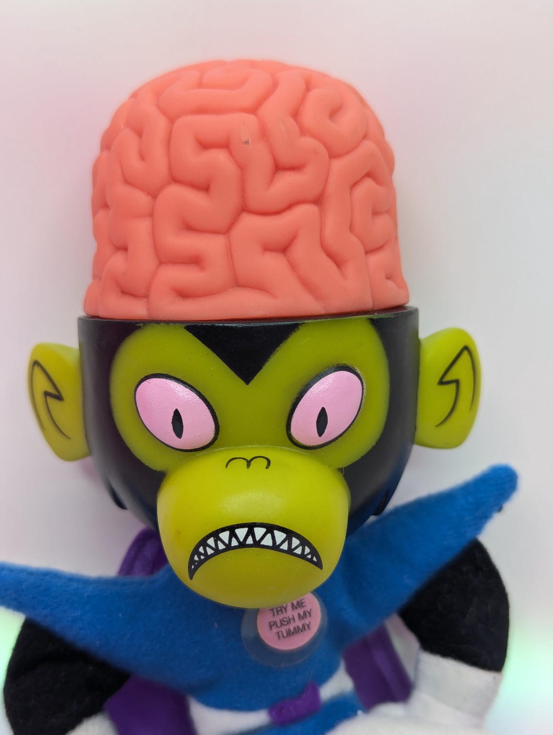 Powerpuff Girls Super Sounds Mojo Jojo Talking Figure 1999 Works No Hat ...