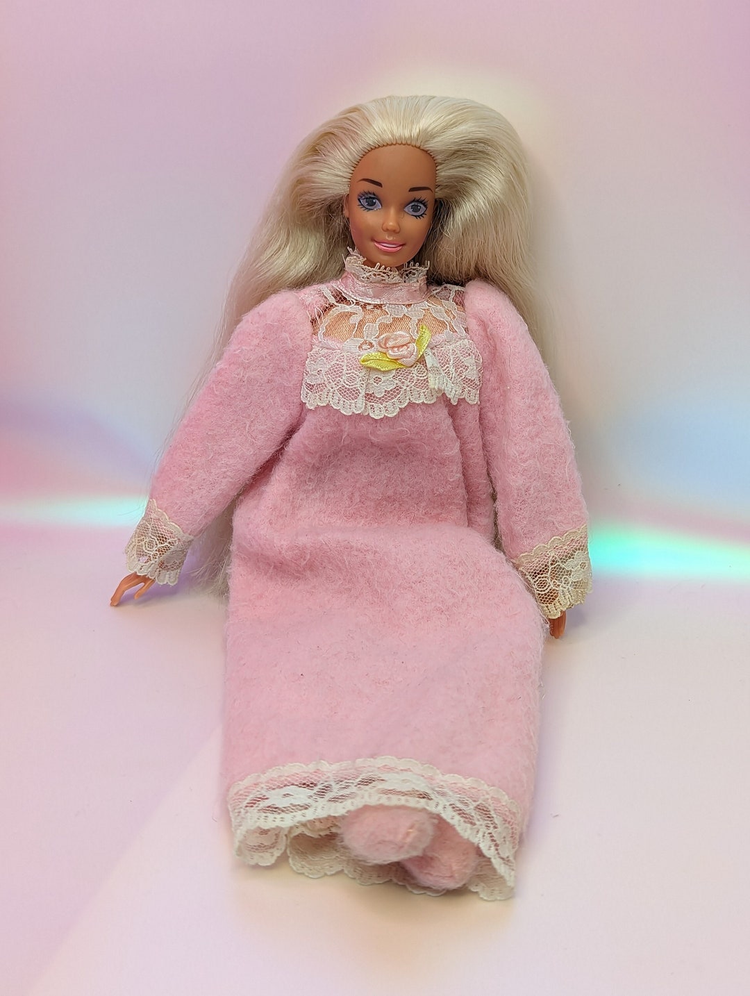 Bedtime Barbie Doll First Soft Plush Body Doll To Sleep With Etsy