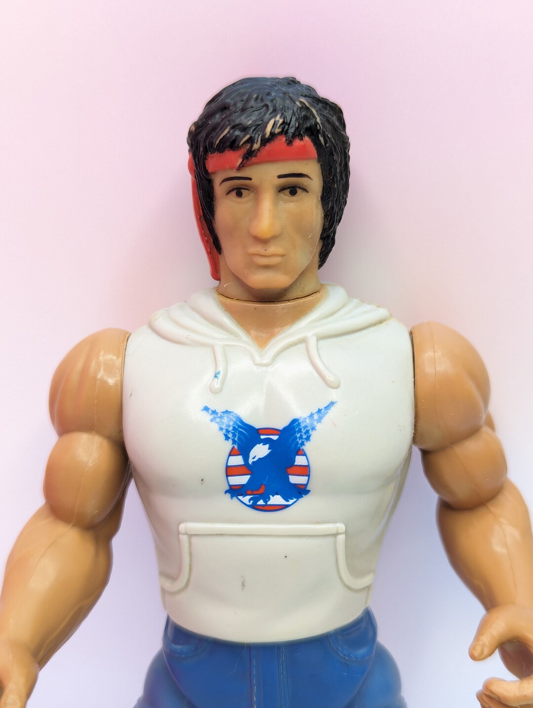 Rambo the Force of Freedom Fire-power Rambo 7" Action Figure Only 1986 ...