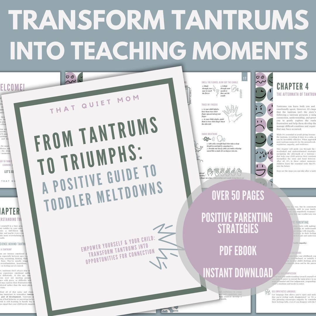 Transform Tantrums Into Moments of Connection With Positive Parenting ...
