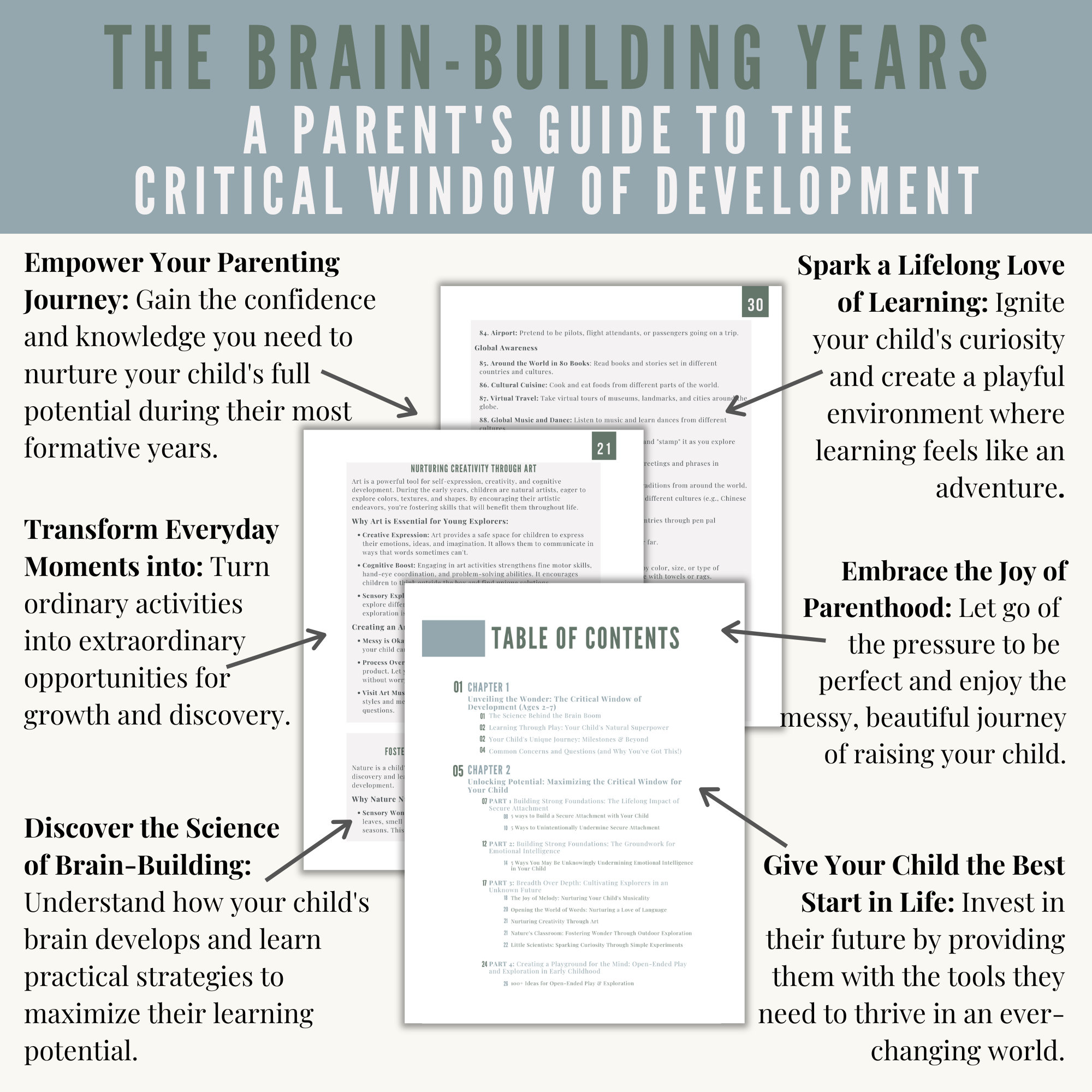 The Brain-building Years: Parenting Guide to Early Childhood ...