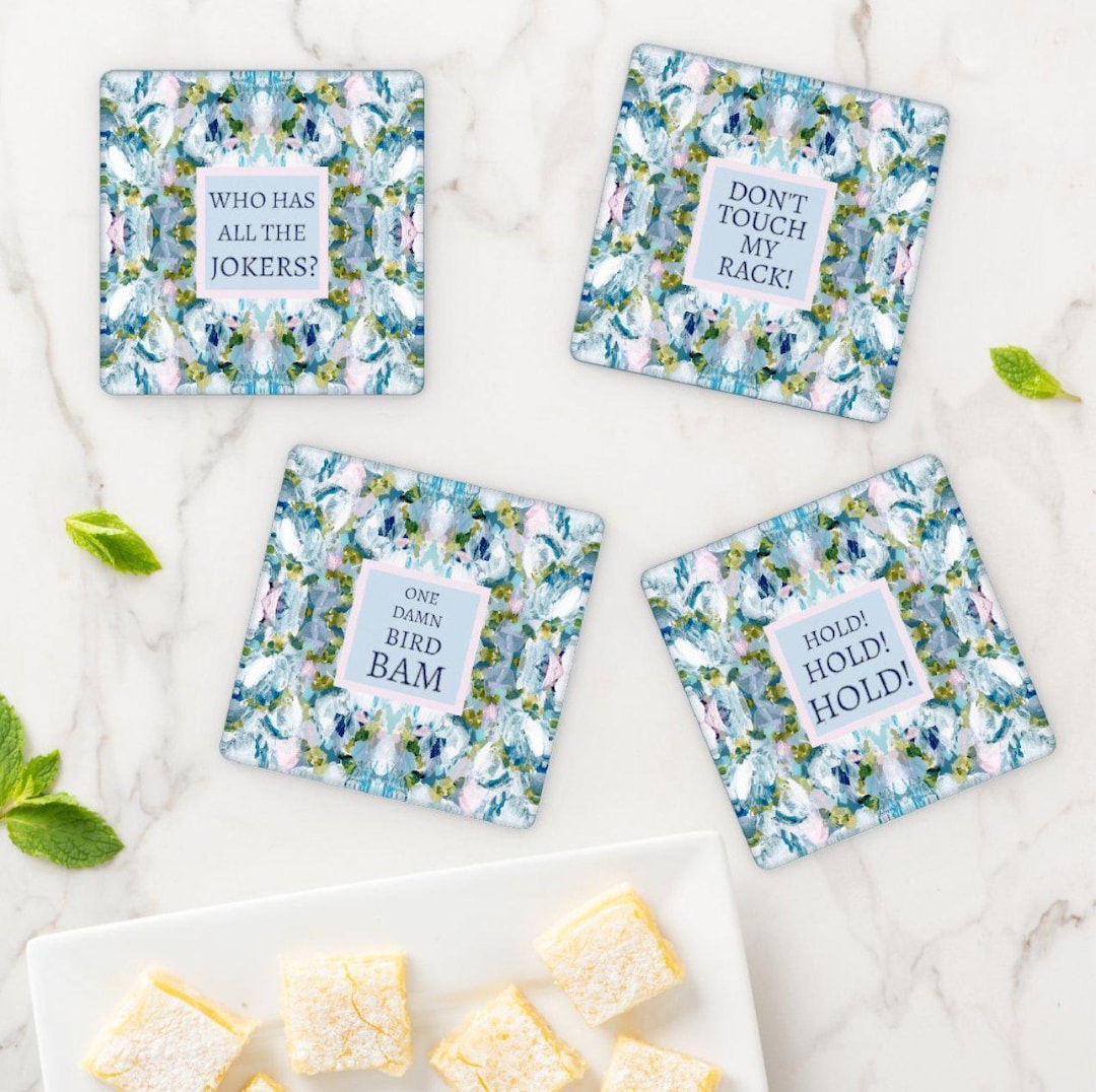 Acrylic Mahjong Coasters, Mahjong Coasters, Coaster Set, Mahjong ...