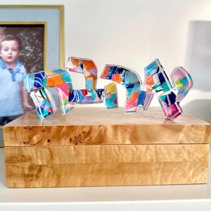 Ahava Art: Acrylic Lucite Jewish Home Decor - Etsy