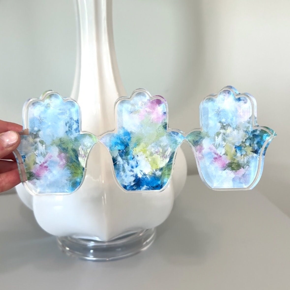 Hamsa Sculpture, Hamsa Art, Judaica, Jewish Art, Hamsa Gift, Bat ...