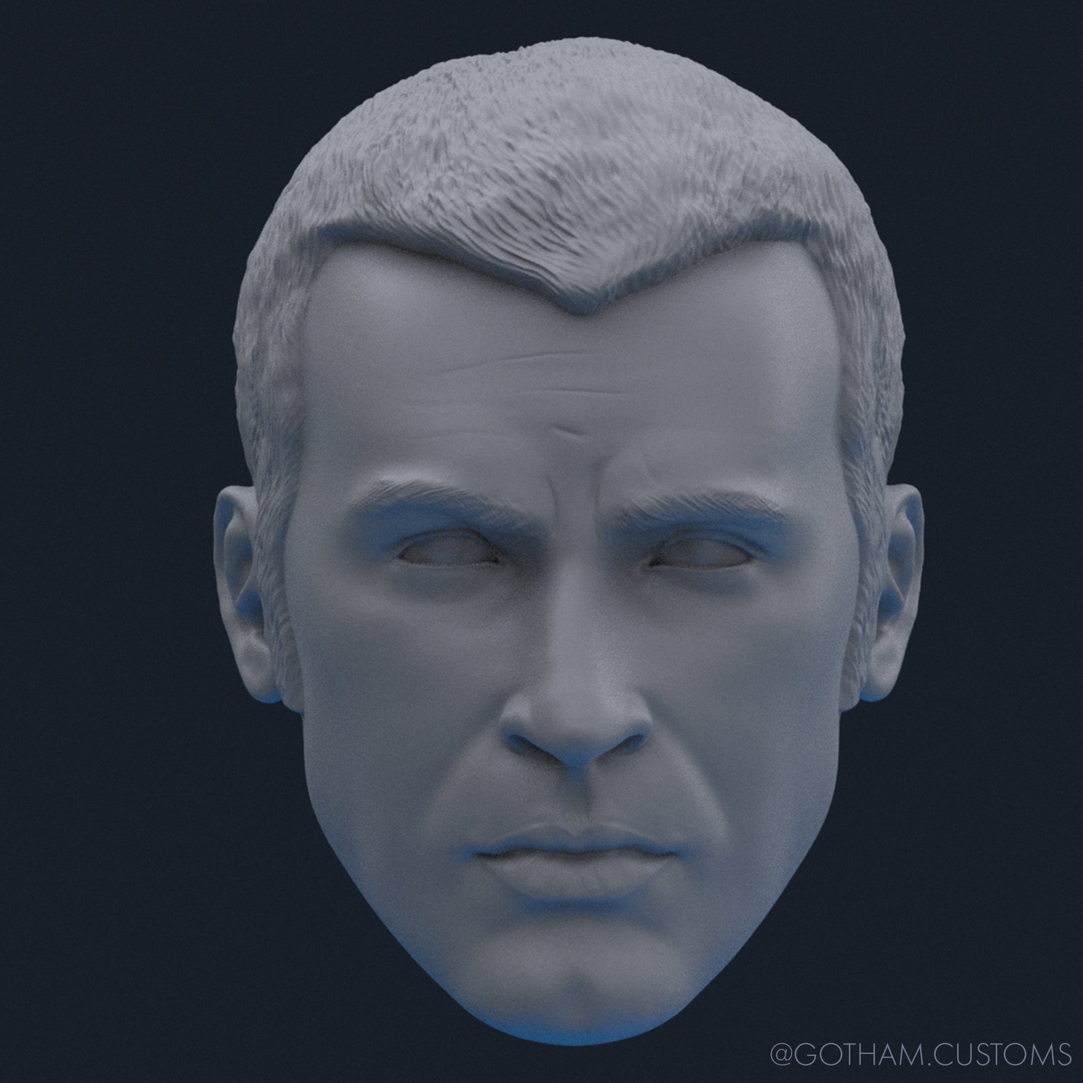 1/12 Custom 3D Modeled Head Sculpt .STL - Etsy
