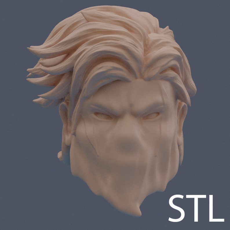 1/12 Custom 3D Modeled Head Sculpt .STL - Etsy