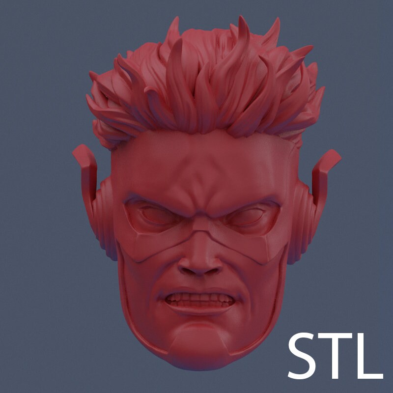 1/12 Custom Head Sculpt | 3D Modeled .STL - Etsy