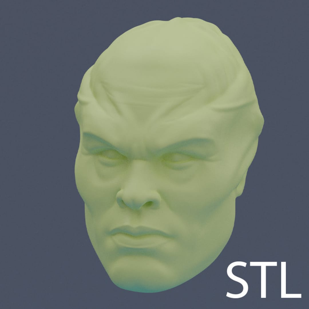 1/12 Custom 3D Modeled Head Sculpt .STL - Etsy