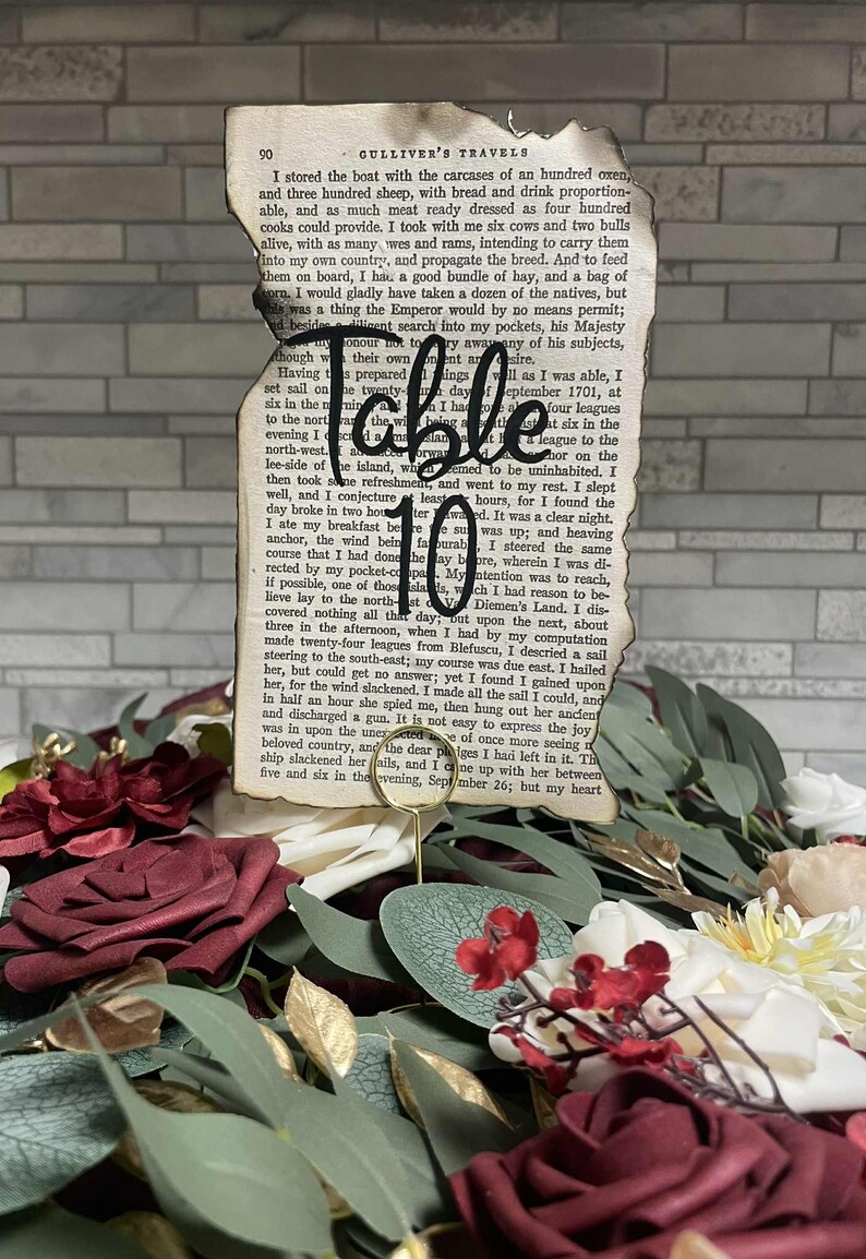 Wedding Table Numbers | Wedding Centerpieces | Handmade | Customizable ...
