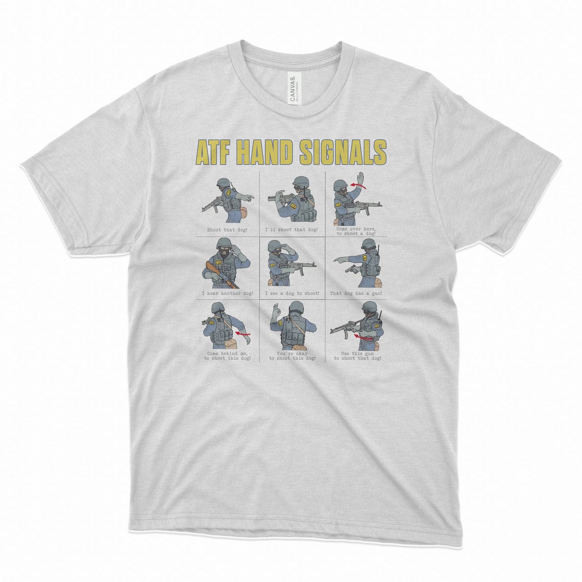 ATF Hand Signals - Etsy