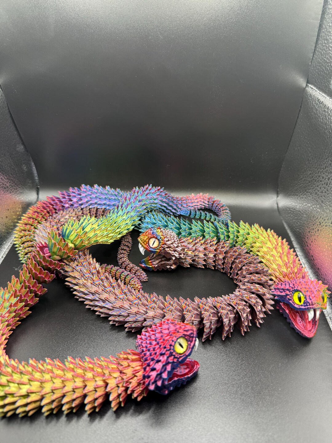 Articulated Bush Viper - Snake - Desk Toy - Etsy