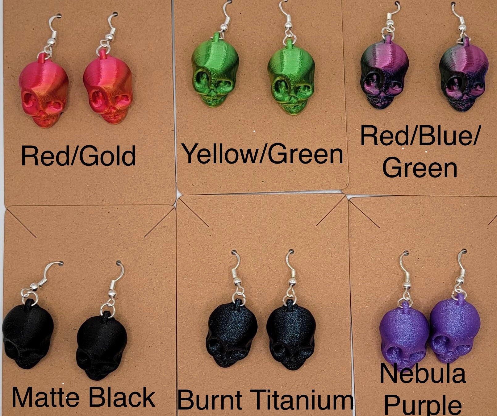 Skull Earrings - Etsy