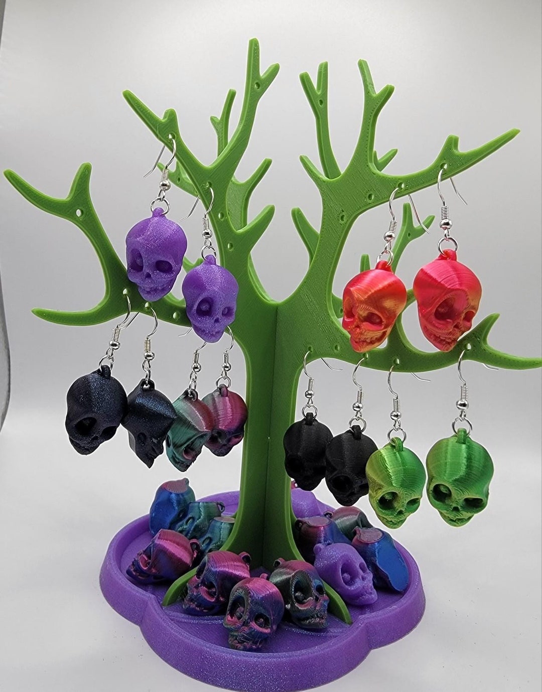 Skull Earrings - Etsy