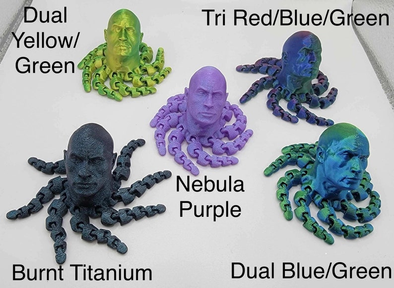 Rocktopus | the Rock | Fidget | Articulated - Etsy