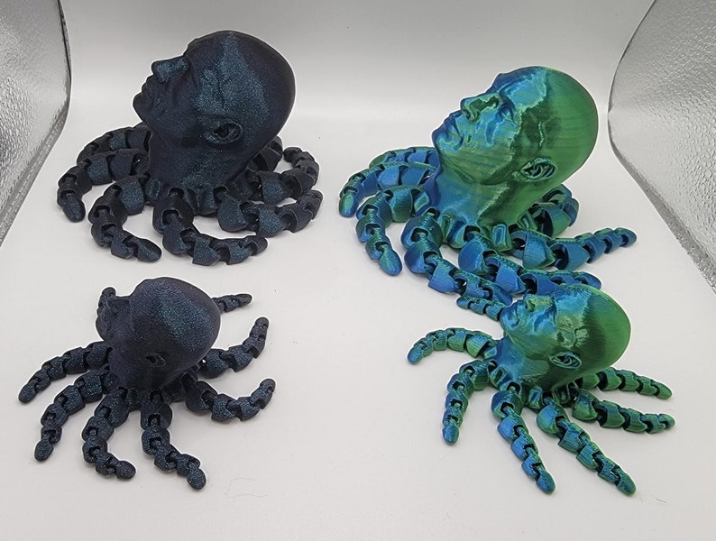 Rocktopus | the Rock | Fidget | Articulated - Etsy