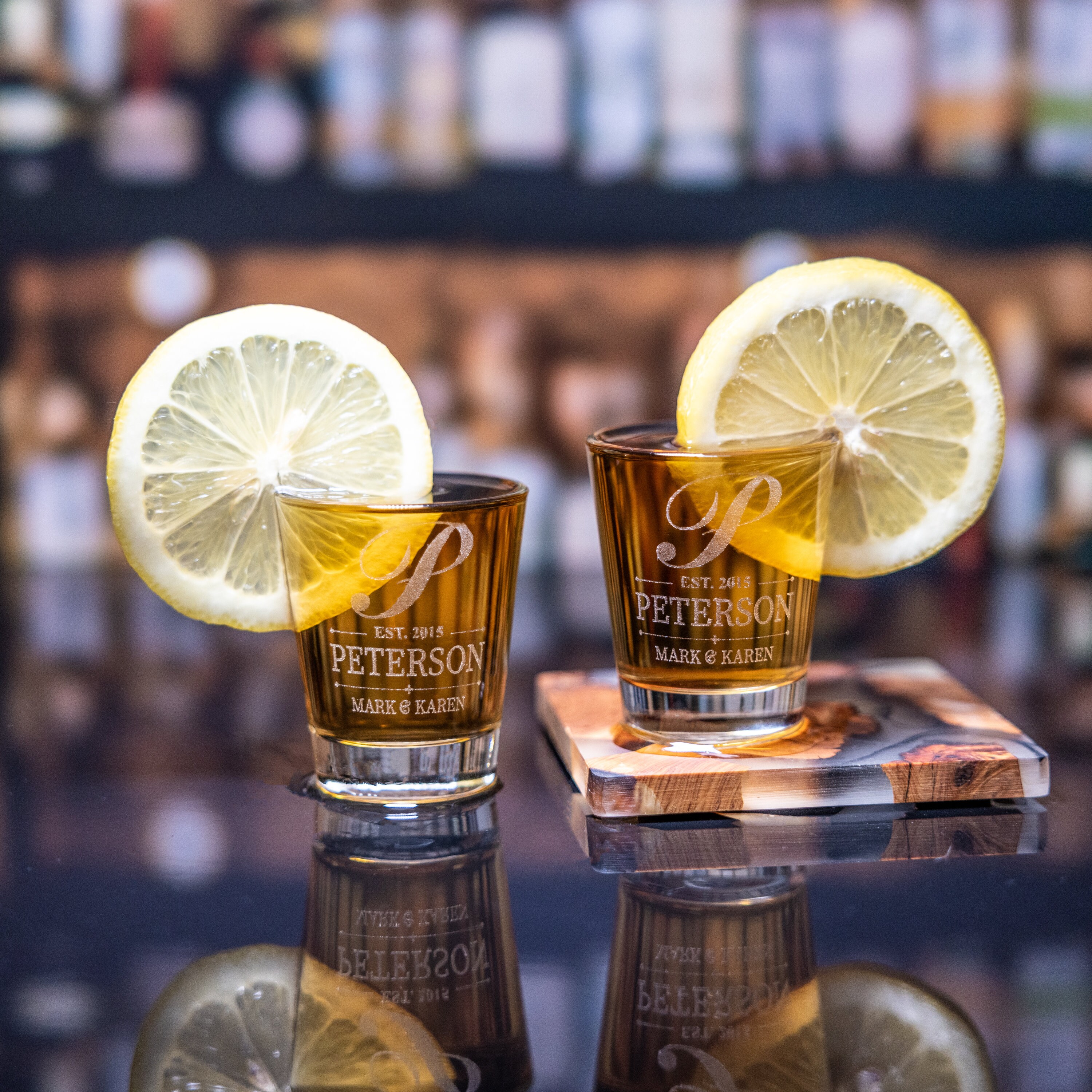 Personalized Shot Glass Set of 2 – Custom Engraved 2oz Shot Glasses ...