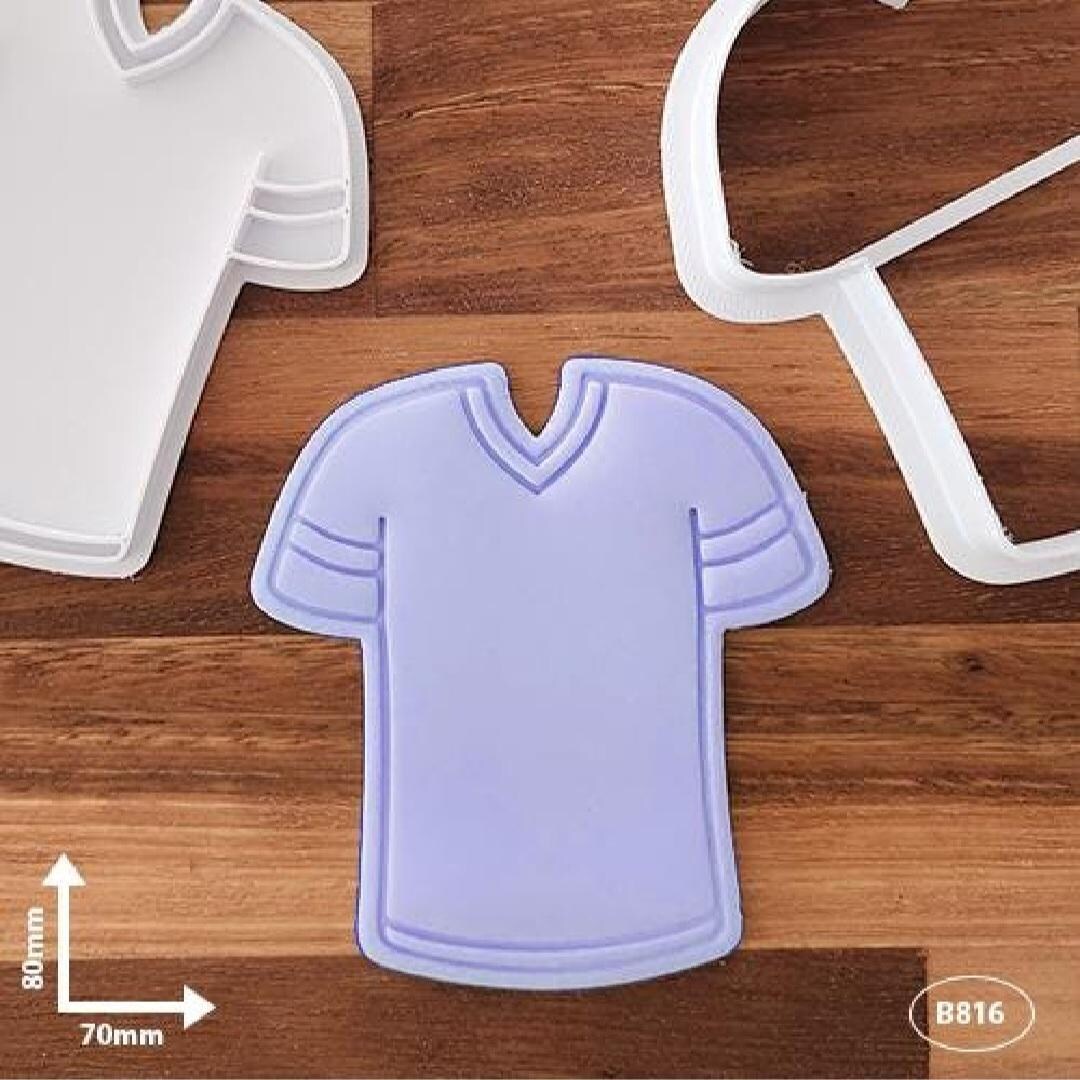 Soccer / Football Jersey Cookie Cutter and Fondant Stamp Sets - Etsy