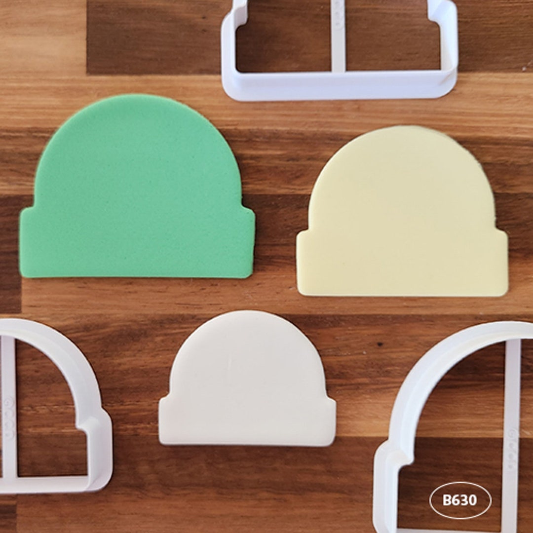 Plaque With Semi Circle Cookie Cutter 6cm, 7cm and 8cm Wide Available ...