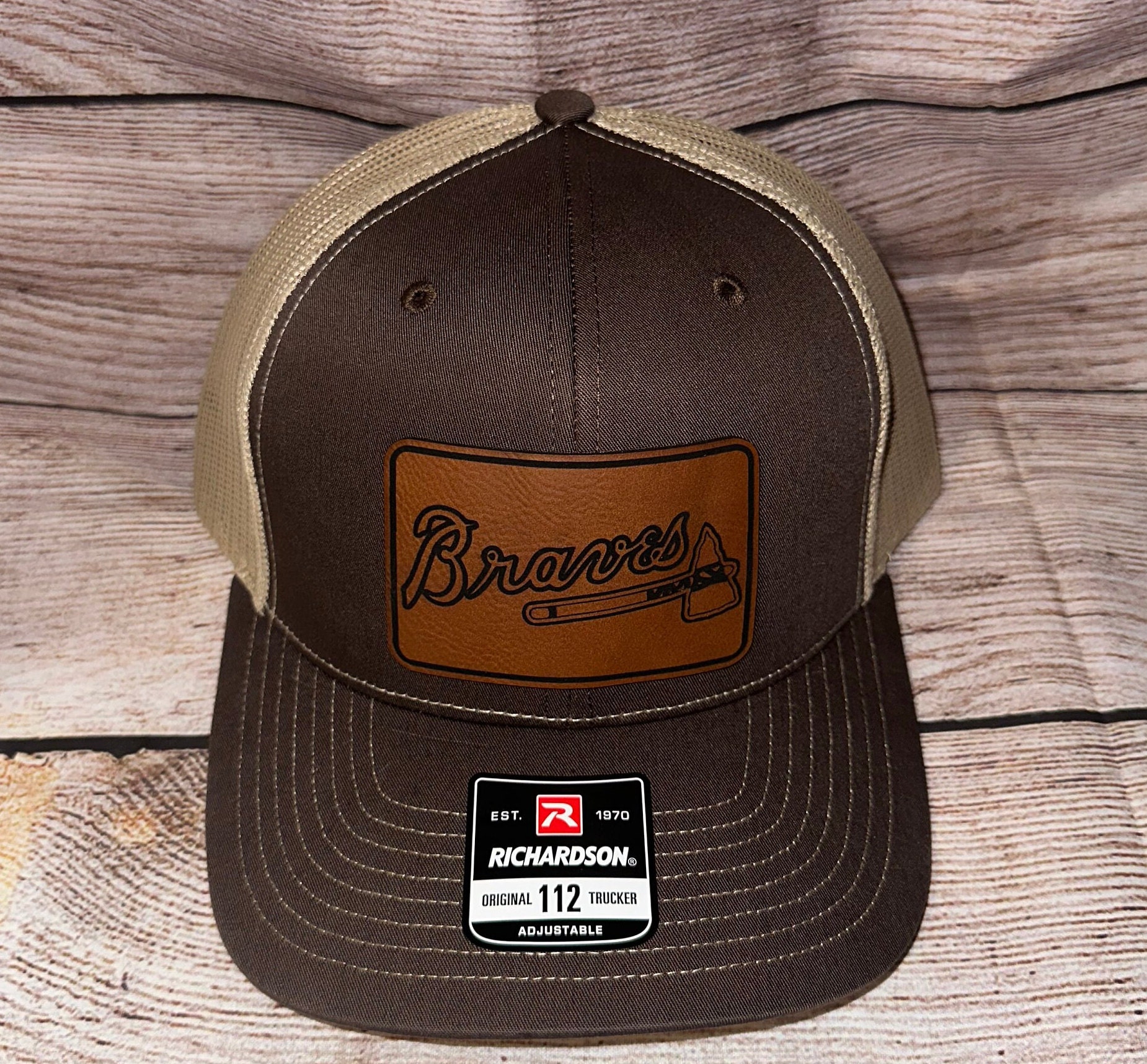 Atlanta Braves Richardson Trucker Hat - Etsy
